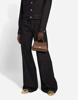 Dolce & Gabbana Mini Sicily Handbag - Brown