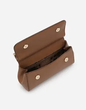 Dolce & Gabbana Mini Sicily Handbag - Brown