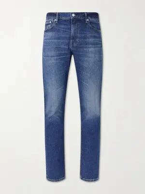 Men's Blue Straight Jeans