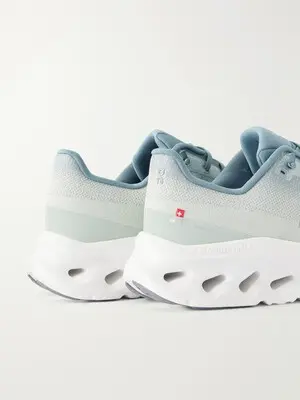On Cloudtilt Stretch-knit Sneakers - Blue