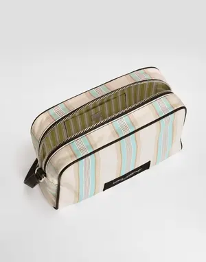 Dolce & Gabbana Striped Poplin Handbag - Multicolor
