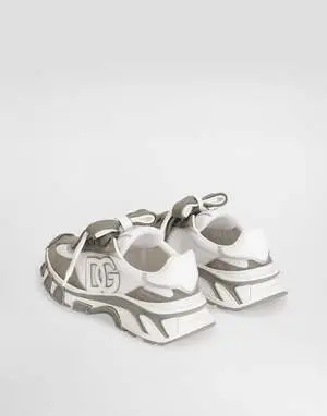 Dolce & Gabbana Dg Country Road Nylon And Leather Sneakers - Multicolor