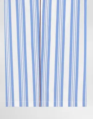 Dolce & Gabbana Striped Poplin Trousers