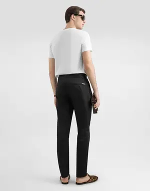 Dolce & Gabbana Cotton Gabardine Trousers
