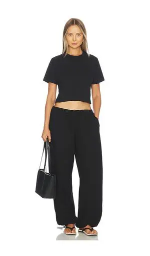 Sold Out NYC The Cropped Perfect Tee - Black