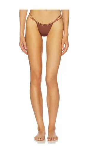 ISA BOULDER Leaves Bikini Bottom - Soil
