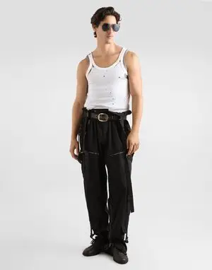 Dolce & Gabbana Distressed Jersey Tank Top