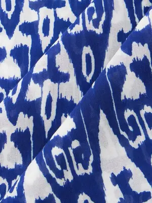 Anderson & Sheppard Printed Cotton-voile Scarf