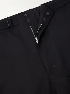 Auralee Wool Herringbone Cargo Trousers