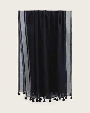 ALLSAINTS Caty Wraparound Wool Blend Pareo - Black