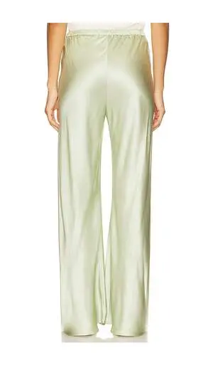 Comme Si Bias Cut Silk Pants - Mint