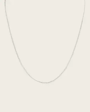 ALLSAINTS Sterling Curb Chain Necklace - Silver