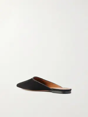 EMME PARSONS Suede Mules - Black