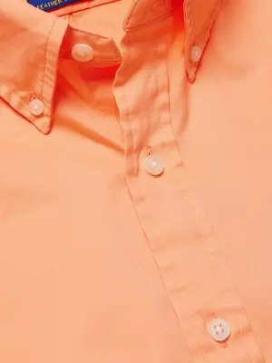 Polo Ralph Lauren Logo-embroidered Cotton Shirt - Orange