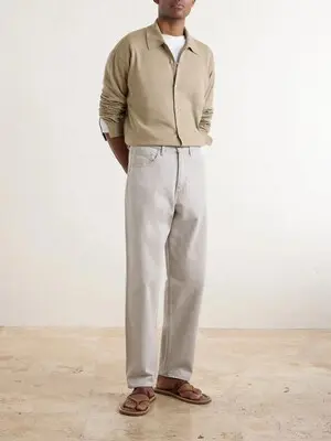 Auralee Wide-leg Twist Jeans