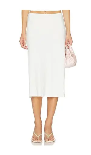 RAT BOI White Tencel Blend Slip Skirt