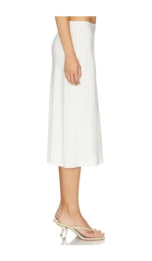 RAT BOI White Tencel Blend Slip Skirt