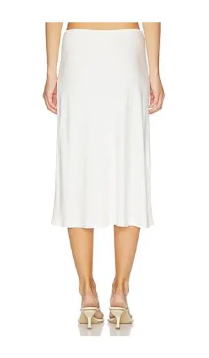 RAT BOI White Tencel Blend Slip Skirt