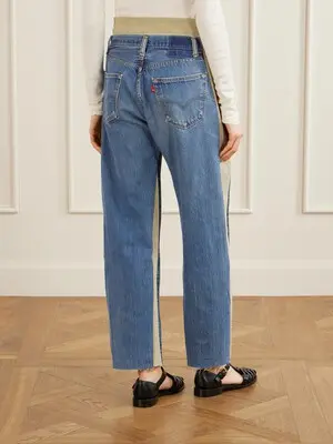 B Sides Double Waistband Rework Wide-leg Jeans