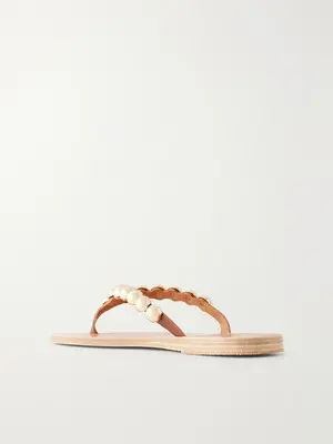 ANCIENT GREEK SANDALS Endoxi Studded Leather Sandals