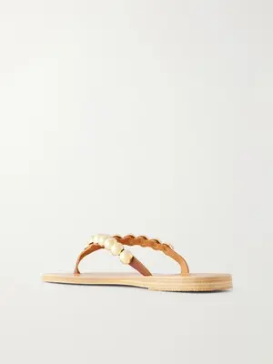 ANCIENT GREEK SANDALS Endoxi Studded Leather Sandals