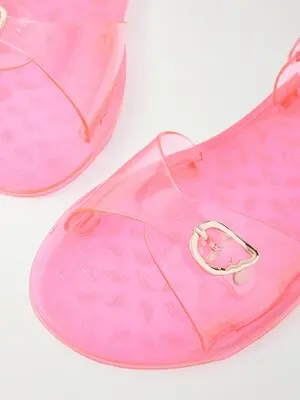 ANCIENT GREEK SANDALS Irini Recycled-pvc Slingback Sandals - Pink