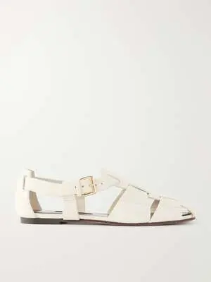 EMME PARSONS Ernest Leather Sandals Ivory
