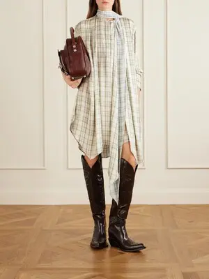 Acne Studios Leather Knee High Boots
