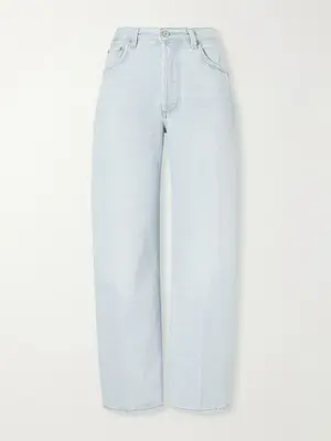 Citizens Of Humanity Ayla Baggy Mid-rise Wide-leg Jeans - Blue