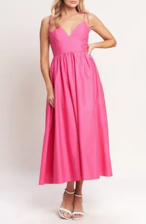 Flying Tomato Tie Detailed Day Dresses