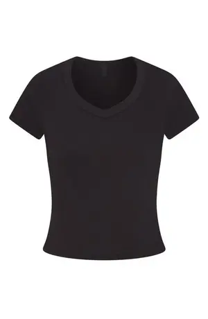 SKIMS V-neck Baby Tee
