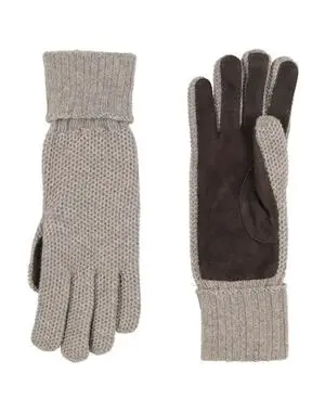 MOORER Knitted Cashmere Gloves - Grey