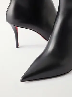 CHRISTIAN LOUBOUTIN Miss Z 80 Leather Ankle Boots