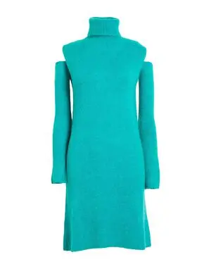 Liu Jo Knitted Mini Dress With Detachable Sleeves - Emerald Green