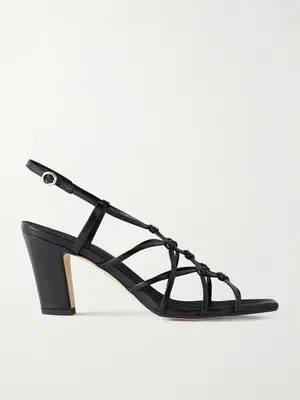 AeydĒ Acacia Leather Sandals - Black