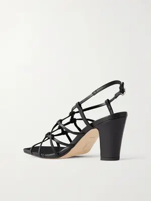 AeydĒ Acacia Leather Sandals - Black