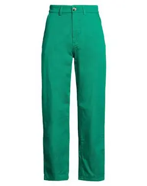 Momoni Straight-leg Gabardine Pants - Green