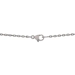 Hermès Pop H Pendant Chain Necklace Metal And Enamel Mini - Silver