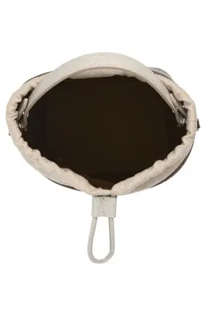 MAISON MARGIELA Small 5ac Leather Bucket Bag - Field/stone