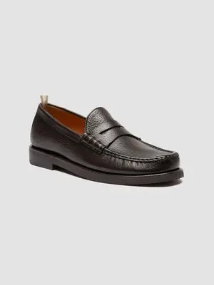 Officine Creative Balfron Flexi 001 Leather Loafers - Brown