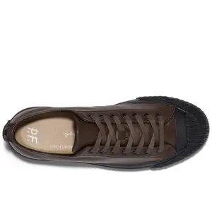 P.F. FLYERS Grounder Leather Low-top Sneakers - Brown