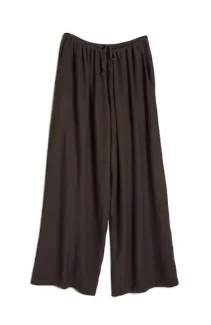 OYUN Wide Leg Pants - Espresso