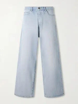 Balenciaga Wide-leg Jeans - Blue