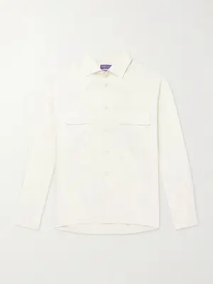 Ralph Lauren Purple Label Checked Linen Shirt
