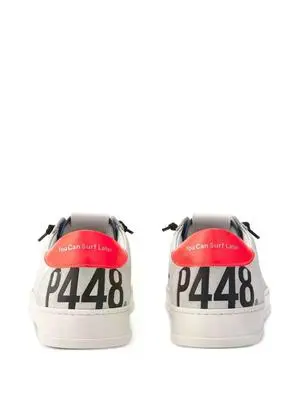 P448 Jack Perforated Logo Sneakers - Neutrals