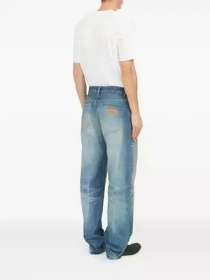 MAISON MARGIELA Distressed Trousers - Blue