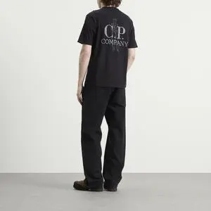 C.P. COMPANY Embroidered Sailor 1020 T-shirt - Black