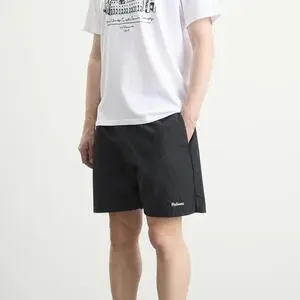 PALMES Stitch Tennis Shorts - Black