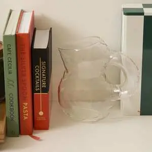 HOME STUDYO Emily Jug Glass - Clear