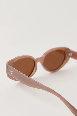 I-SEA Marley Polarized Cat Eye Sunglasses - Dusty Rose